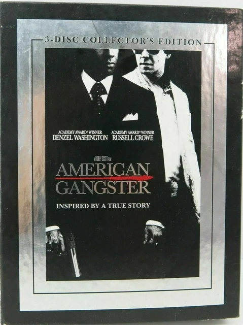 AMERICAN GANGSTER 3-DISC Collector's Edition 2008 Movie DVD Denzel ...