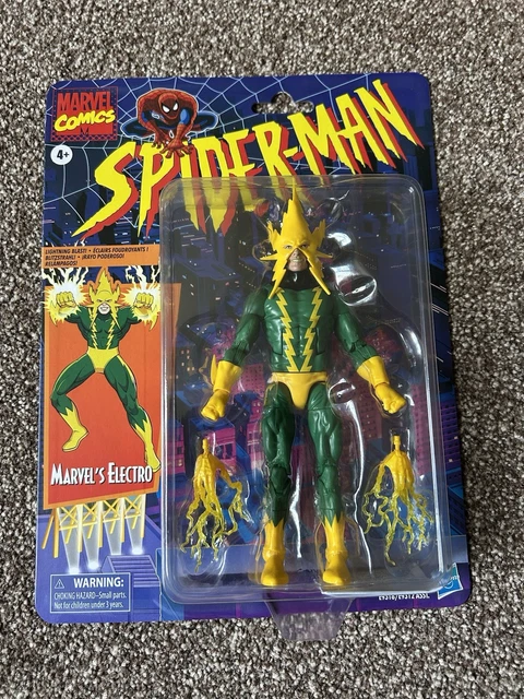 MARVEL LEGENDS SPIDER Man Retro Series Electro figure 6” Scale £42.31 ...
