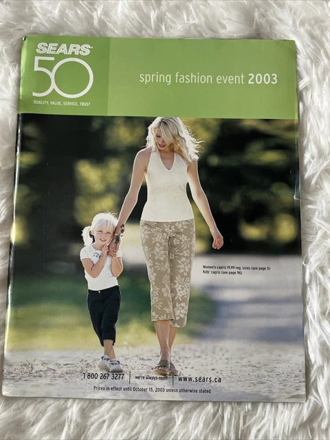 VINTAGE 2003 ANNIVERSARY Sears Spring Catalog Fashion Electronics ...