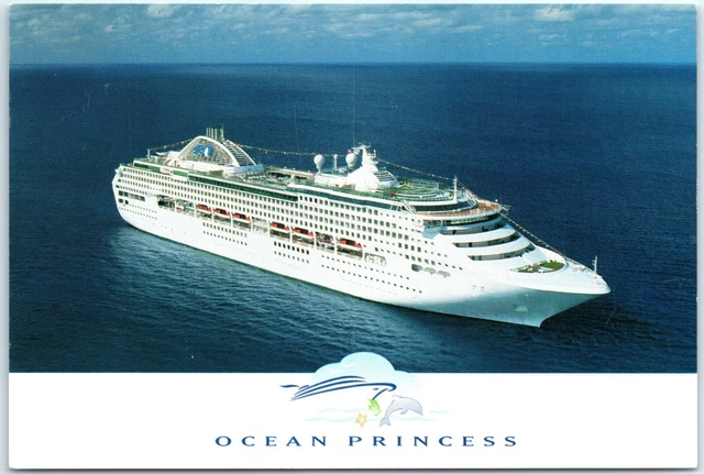 OCEAN PRINCESS, FLAGSHIP of Ocean Cruise Lines Vintage Postcard $5.99 - PicClick CA