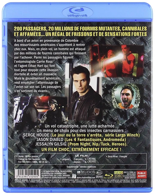SWARM - DES fourmis dans l'avion (Blu-ray) Jessalyn Gilsig Daniel Bacon ...