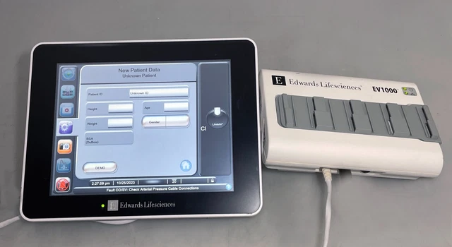 EDWARDS LIFESCIENCES EV1000 Monitor & Databox (no power supply) $349.99 ...
