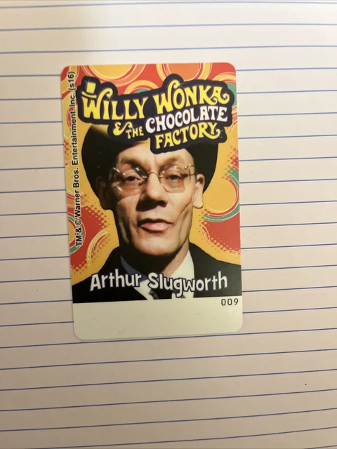 WILLY WONKA AND the Chocolate Factory Arcade Card Charlie Bucket Warner ...