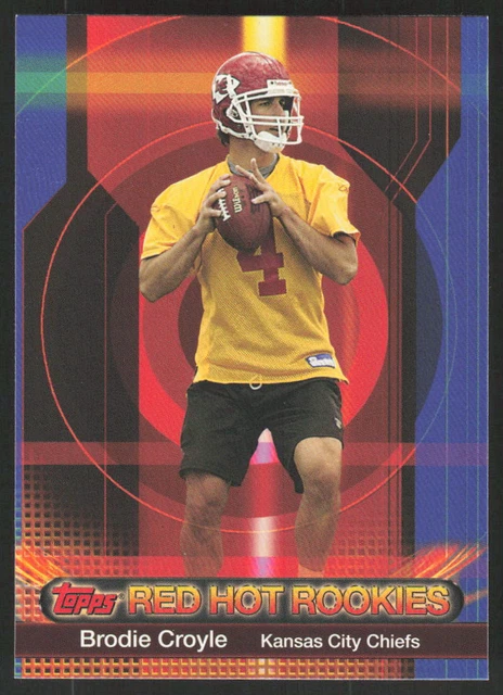 2006 TOPPS RED Hot Rookies Brodie Croyle #6 Kansas City Chiefs EUR 1,87 ...