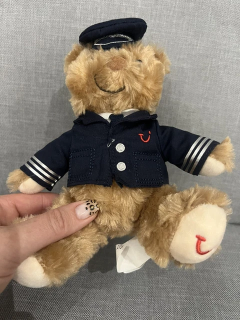 TUI PILOT TEDDY Bear 8” Soft Toy Plush Aviation £7.99 - PicClick UK
