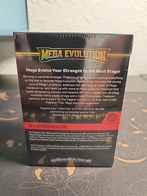 POKEMON - MEGA Evolution Booster Bundle Box (6 Packs) Sealed $77.13 ...