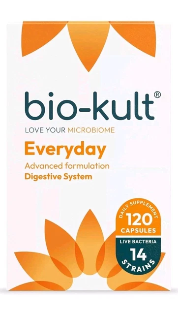 BIO-KULT ADVANCED PROBIOTIC Multi-Strain Formula 120 Capsules £29.74 ...