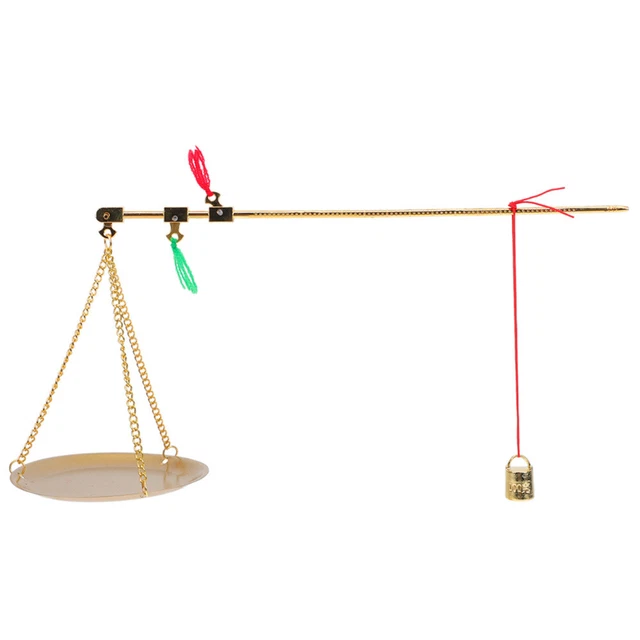 SMALL COPPER SCALE Hanging Chinese Balance Scales Baby Disc ...