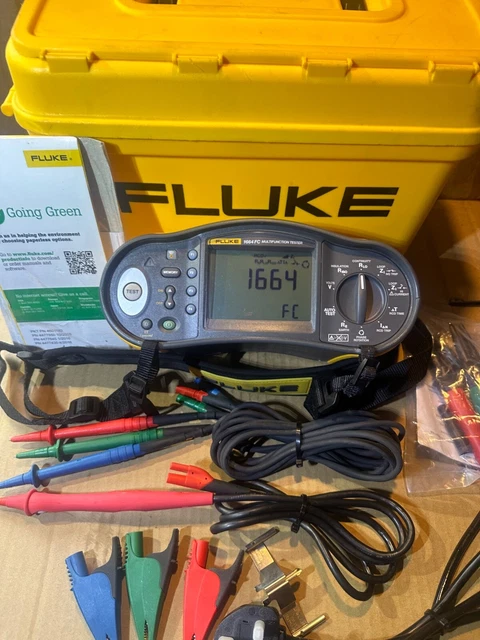 FLUKE 1664FC MULTIFUNCTION Installation Tester £749.00 - PicClick UK