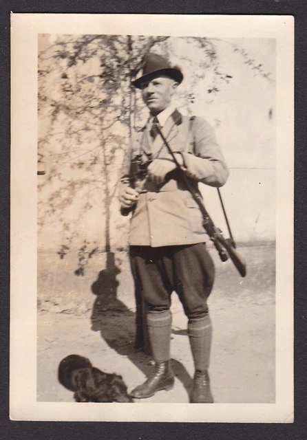 ORIGINAL FOTO FORST Jäger Forstschutz Uniform Gewehr Fernglas Förster ...
