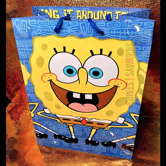2001 SPONGEBOB SQUAREPANTS GIFT BAG Bring It Around Town bubble ...