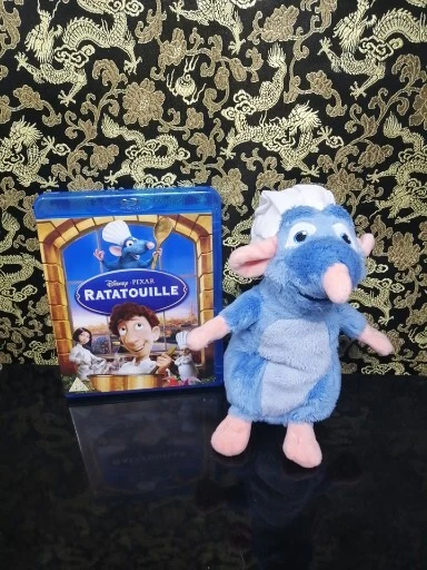 DISNEY PIXAR RATATOUILLE REMY RAT Plush Soft Toy 7 Inch Appox & Bul Ray ...