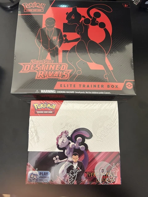 POKÉMON DESTINED RIVALS Elite Trainer Box ETB & Booster Box Bundle ...