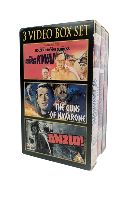 ANZIO THE BRIDGE On The River The Guns Of Navarone VHS Box Set £13.90 ...