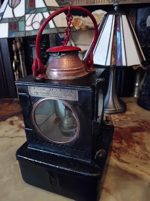 VINTAGE ORIGINAL PRELOVED LNER Steel And Copper Railway Lamp/Lantern £ ...