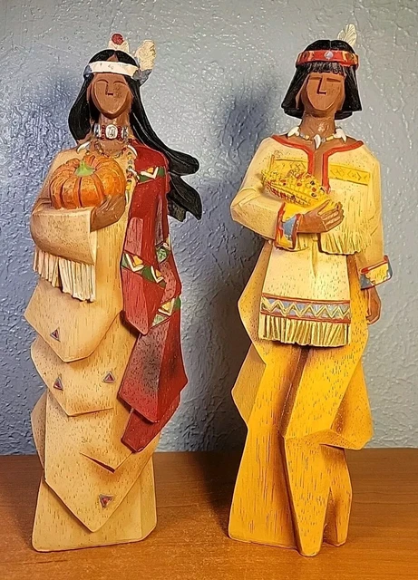 PACIFIC RIM CUBIST Native American Indian Figurines Celebrate ...