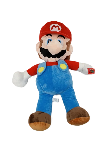 SUPER MARIO GIANT Plush Soft Toy With Original Tags 35" Tall Colectable ...