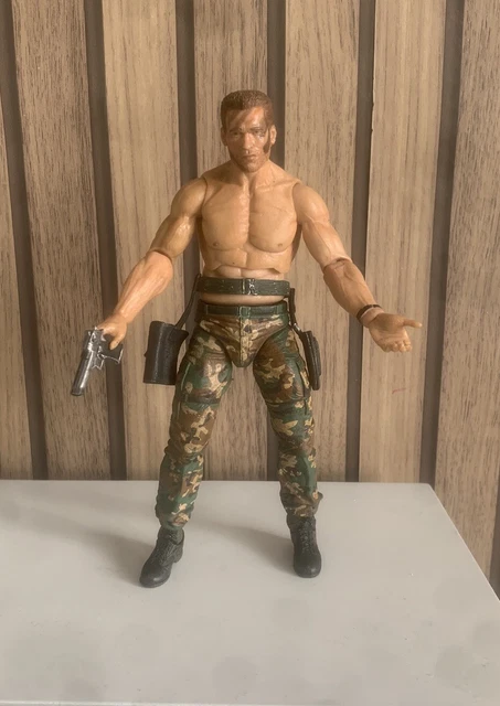 PREDATOR JUNGLE ENCOUNTER Dutch Arnold Schwarzenegger Action Figure £70 ...