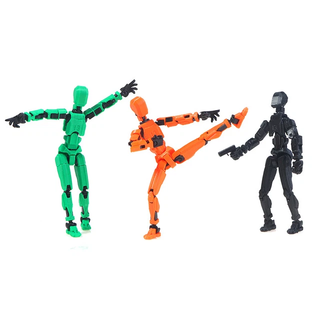 MULTI-JOINTED MOVABLE ROBOT 3D Printed Mannequin Toys Dummy Action ...