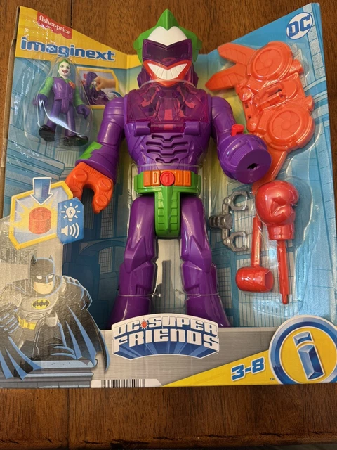 FISHER-PRICE IMAGINEXT DC Super Friends Robot Toy, The Joker Insider ...