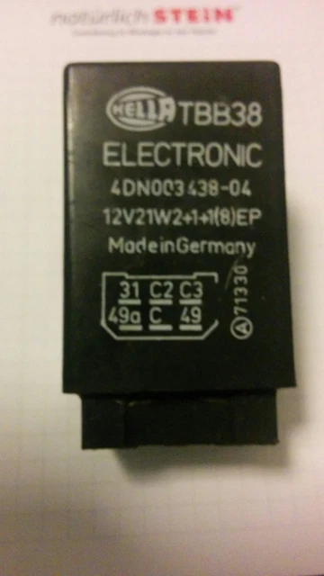 BLINKRELAIS SCHLEPPER ZUGMASCHINE Hella TBB38 4DN003 438-04 12V 21W2+1 ...