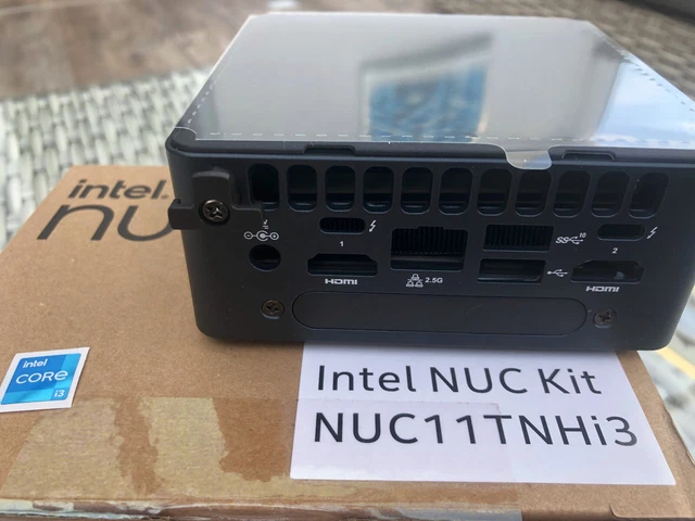 INTEL NUC KIT NUC11TNH i3 Gehäuse Leergehäuse + Lüfter NEU OVP EUR 22 ...