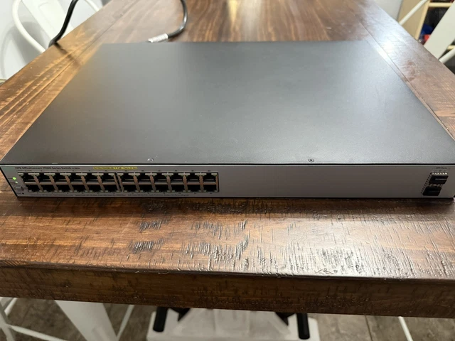 HPE OFFICE CONNECT JL385A 1920s 24G PoE 24-Port 2 SFP ETHERNET SWITCH ...