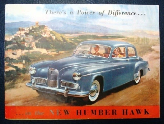 HUMBER HAWK MK VI Car Sales Brochure 1954 #281/54/20/H. £19.99 - PicClick UK