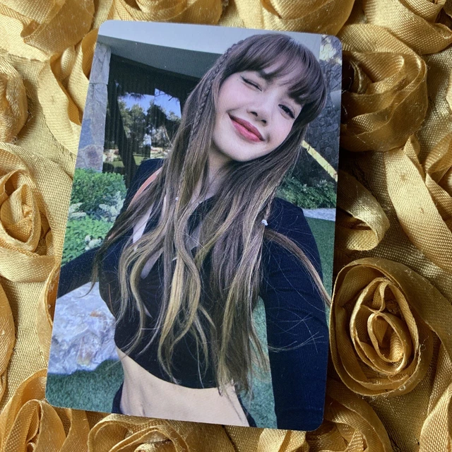 LISA BLACKPINK BORN Pink Tour Celeb K-pop Girl Photo Card Braid Wink £ ...
