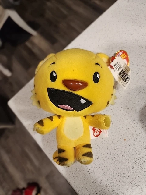 TY BEANIE BABY RINTOO Tiger Ni Hao Kai-Lan Nick Jr Plush 6" Yellow HTF ...