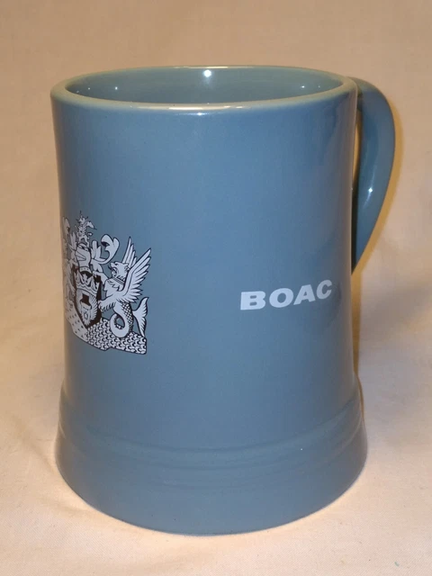 AIRLINE MUG BOAC British Overseas Airways Corporation 5" Ceramic $45.00 ...