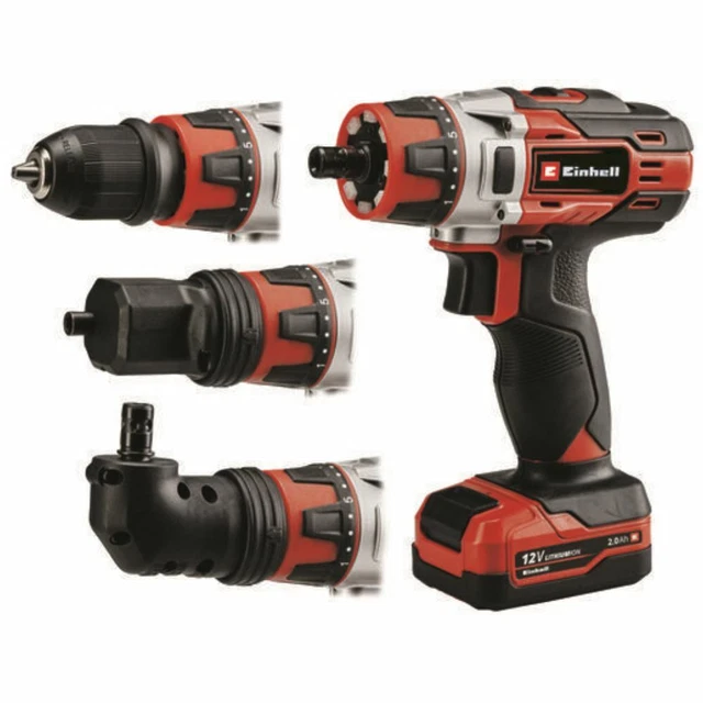 EINHELL CORDLESS DRILL Set 12V | TE-CD 12/1 3X-Li | 1x Battery 2.0 Ah £ ...