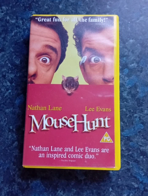 MOUSE HUNT VHS 1998 Nathan Lane Lee Evans cassette vidéo concert PG ...
