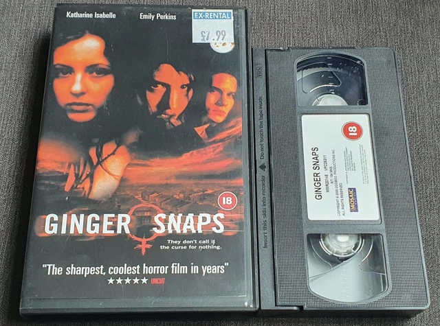 GINGER SNAPS - Big Box Ex-Rental Werewolf Horror VHS Video 2000 £19.99 ...
