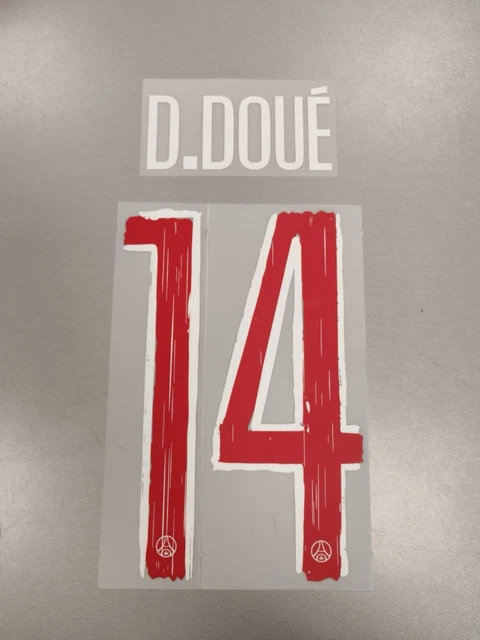 FLOCAGE DÉSIRÉ DOUÉ 14 2024 2025 PARIS Domicile LDC Champions 24 25 Mon ...