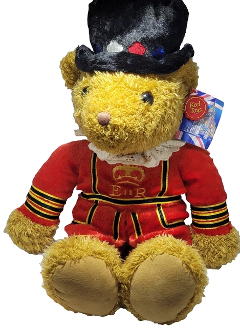 BEEFEATER BEAR QUEENS Guard London Bear Cuddly 18"Plush Soft Toy Teddy ...