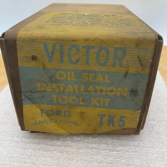 NOS VICTOR TK5 Wheel Oil Seal Installation Kit 1950s Ford cars $202.29 ...