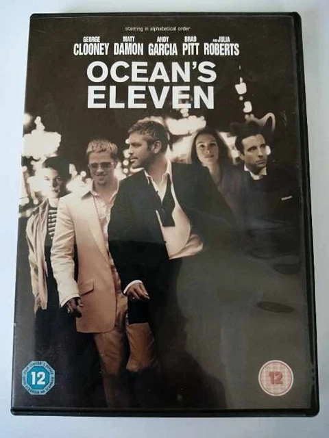 DVD OCEAN'S ELEVEN. Movie. George Clooney. Matt Damon. Andy Garcia ...