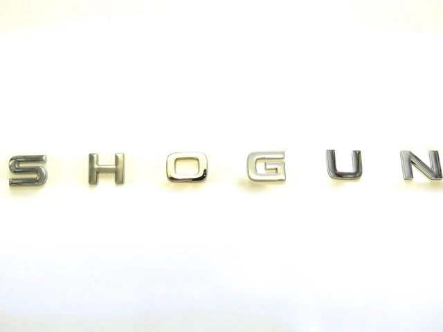 GENUINE NEW MITSUBISHI SHOGUN REAR BADGE Boot Emblem 2007-2014 Pajero ...