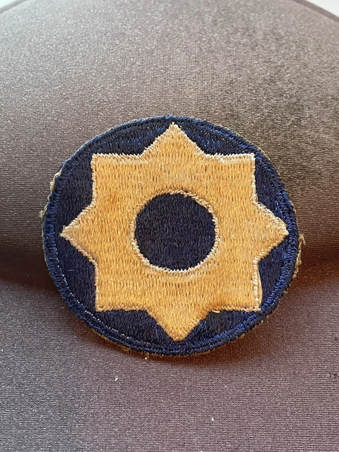 VINTAGE WWII US Army 8th Service Command SSI Patch Cut Edge Original EUR 7,96 - PicClick DE