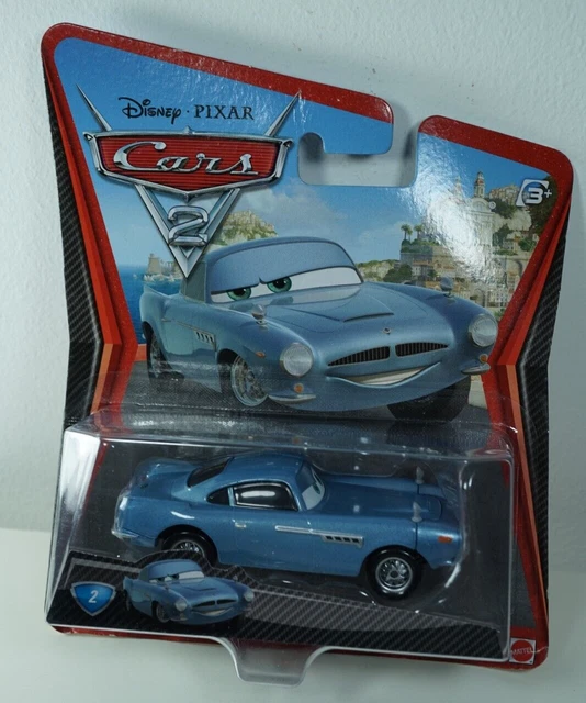 MATTEL DISNEY PIXAR Cars 2 Finn McMissile 1:55 Scale Metal Diecast Toy ...