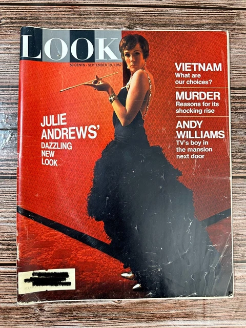 LOOK MAGAZINE - Julie Andrews, Vietnam - (9/19/1967) - *** VINTAGE ...