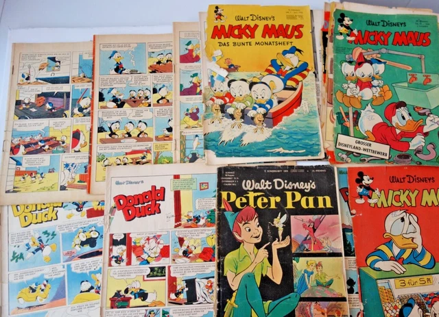 TOPOLINO MOUSE FUMETTO Difettoso Collezione Anni '50 Waltdisney Vintage ...