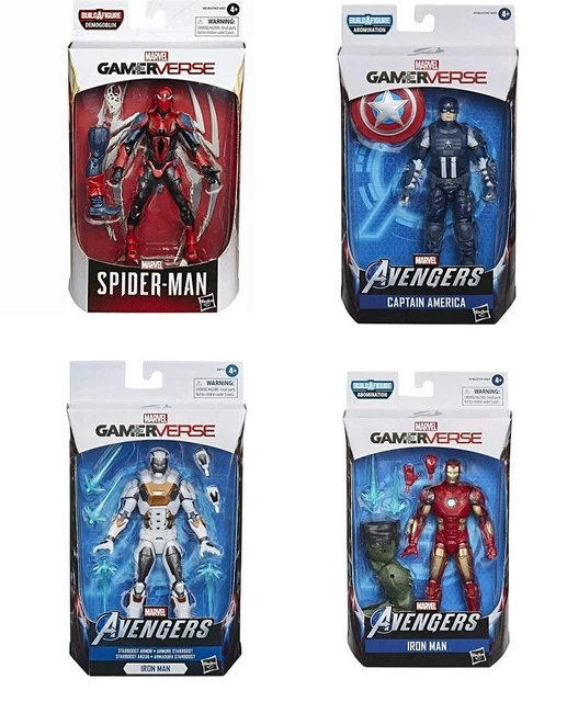 COLLECTION FIGURINES MARVEL Gamerverse Captain America Iron Man ...