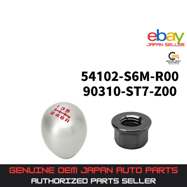 HONDA S2000 AP1 AP2 ORIGINAL 6MT Oval Schaltknauf & Mutter Set OEM JDM ...