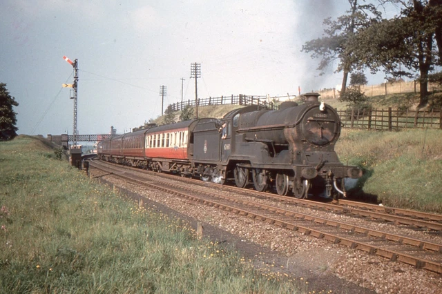 35MM RAILWAY SLIDE: COLOUR-RAIL: BRE 18: CLASS D11: 62660 BUTLER ...