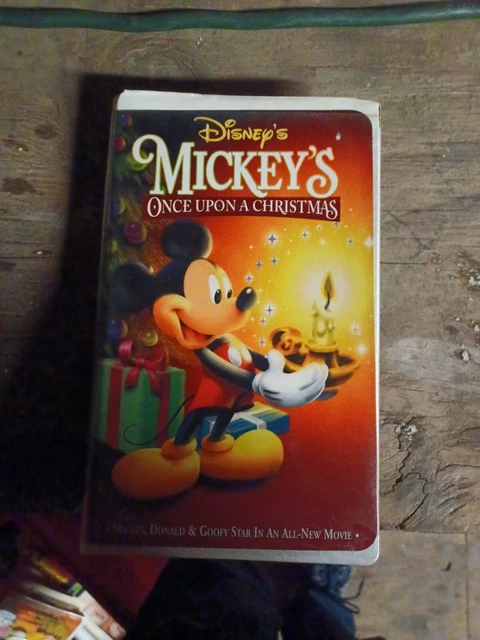 WALT DISNEY’S MICKEY’S Once Upon a Christmas Movie VHS : Mickey Mouse ...