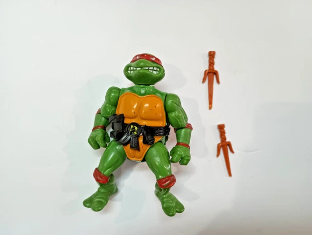 VINTAGE TEENAGE MUTANT Ninja Turtles TMNT Raphael Figure 1988 Raph Toy ...