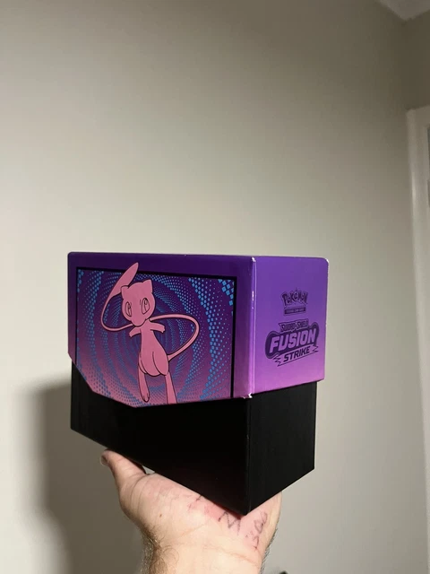 FUSION STRIKE ETB Box opened Storage Pokemon Cards Display - Mew small ...