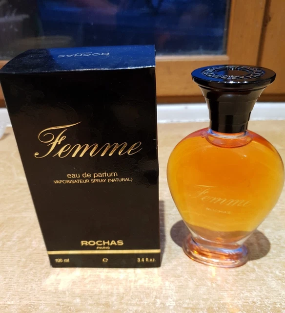 FACTICE DUMMY EAU Parfum Femme de Rochas flacon plein 100ml avec boite ...